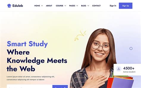 Eduleb Education Online Course HTML Template