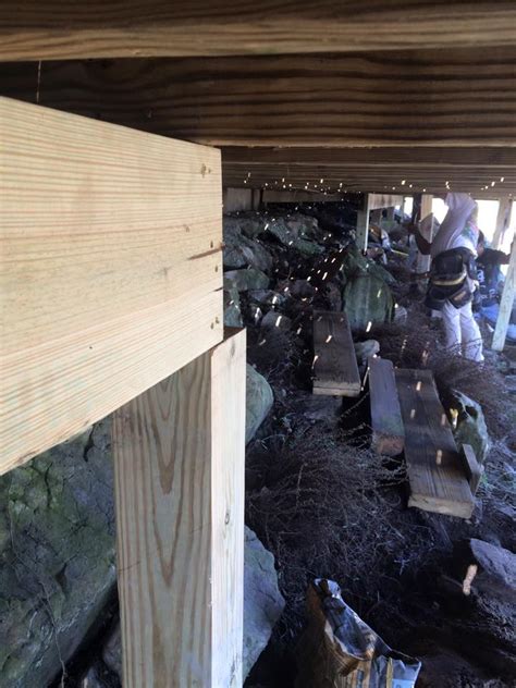 Stabilizing A Deck By Replacing Deck Posts By SouthFace Renovations LLC In Birmingham Al
