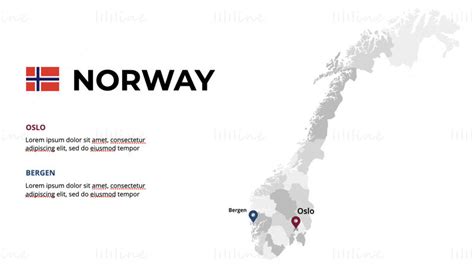 Norway Infographics Map Editable Ppt And Keynote