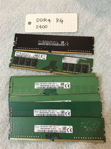 二手桌上型電腦記憶體 桌機記憶體ddr4 8gb Pc4 8g 2400 海力士 Samsung Yahoo奇摩拍賣