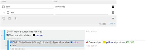 [solved] doubt creating object structure variable how do i gdevelop forum
