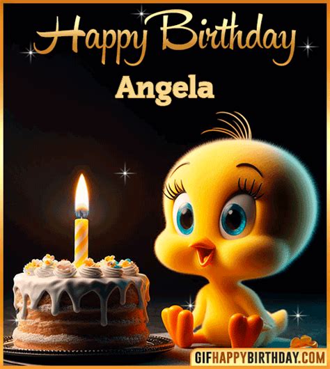 🎉 Happy Birthday Angela  🎂 Funny And Personalized Animated Wishes