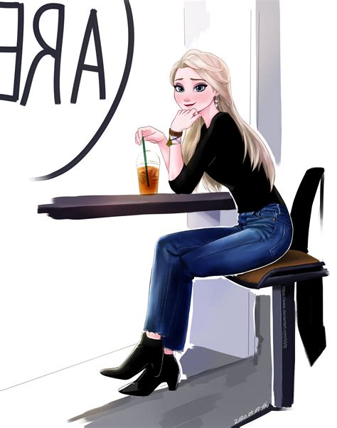 Frozen2 Elsa Blue Jeans By Teddyth88 On Deviantart