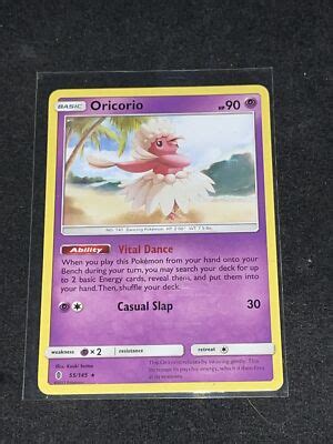 Oricorio Sm Guardians Rising Rare Non Holo 55145 Nm Ebay