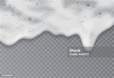 비누 또는 맥주 거품 상단 보기 해변 파도의 3d 현실적인 국경 질감거품 비누 거품에 대한 스톡 벡터 아트 및 기타 이미지 비누 거품 맥주 질감 Istock
