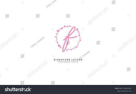 F Initial Letter Handwriting Signature Logo Stock Vector Royalty Free 2180302047 Shutterstock