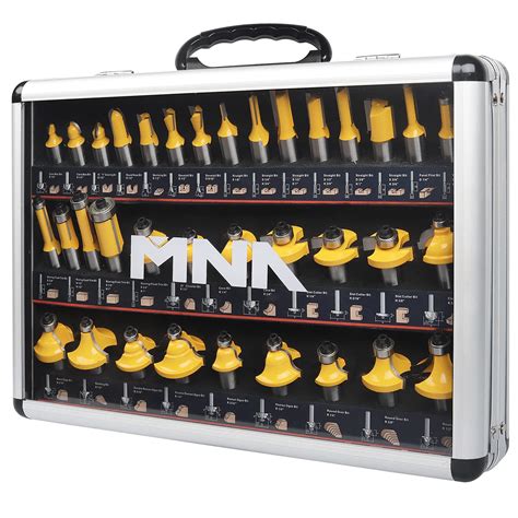 Mna Router Bits 35 Pcs Set 35 Pieces 1 2 Inch Shank Router Bit Kit American Router Bit Set