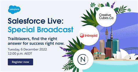 Andrew Tait On Linkedin Salesforce Live Special Broadcast Australia