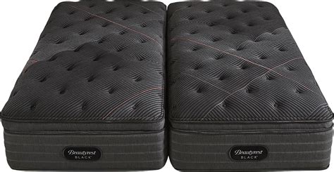 Beautyrest Black C Class Plush Pillowtop Split King Mattress Pair 2