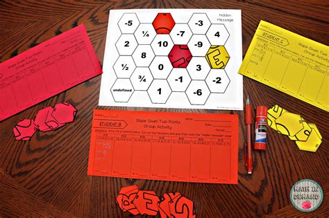 math in demand slope given two points group activity