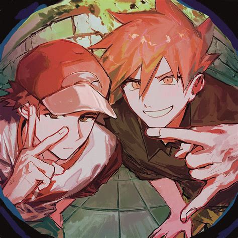 Red And Blue Oak Pokemon And More Drawn By Dimsum Danbooru