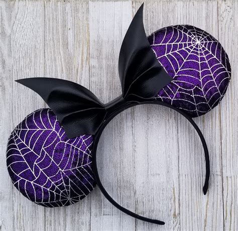 Halloween Mickey Ears Halloween Minnie Ears Disney Ears Goth Mickey