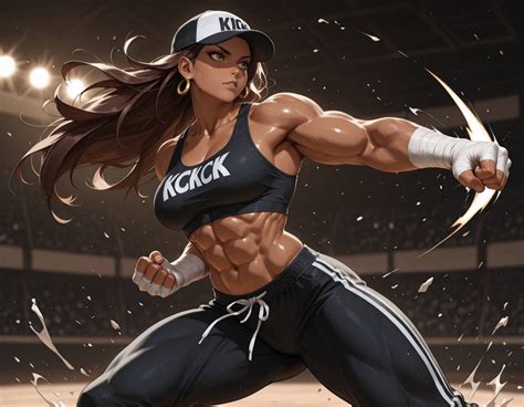 Muscle Girl By Kunlan On Deviantart