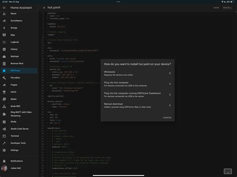 Unable To Compile And Flash Any Esp8266 Esp32 Esphome Home