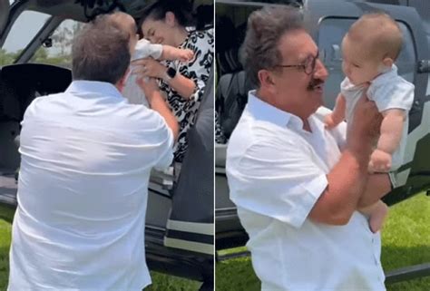Ratinho Mostra Neto Em Helicóptero E Se Derrete Passageiro Mais Lindo