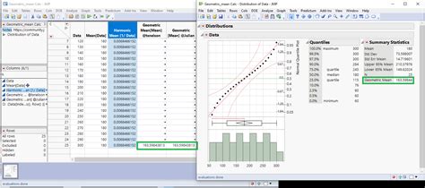 Solved How Can Calculate The Geometric Mean Of Some Rows Jmp User Community