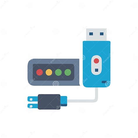 Stylish Usb Data Logger Design Stock Illustration Illustration Of Collection Sensor 359738631