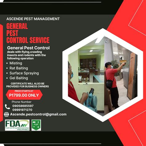 Ascende Pest Control Good Day Everyone We Offer General Pest Control For Residential And