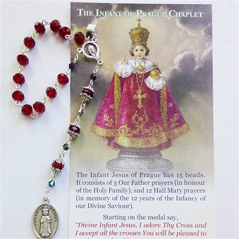 Infant Of Prague Chaplet Infant Of Prague Novena Prayer Baroque