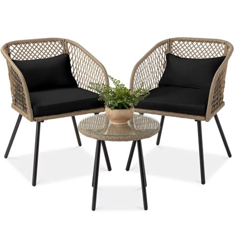 10 Best 3 Piece Bistro Sets With Cushions Patio Ideas