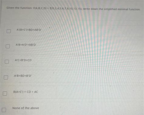 Solved Given The Function Chegg