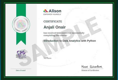 Dataanalytics Python Learningjourney Datascience Alisoncourses Anjali Yadav