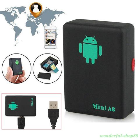MINI A8 ระบุตำแหน่งติดตามแบบ GPS รถเด็ก Global อุปกรณ์ติดตาม Anti ...