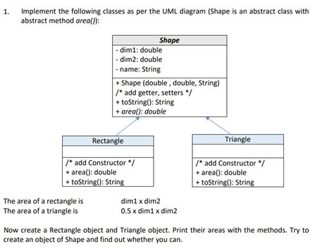 Solved Implement The Following Classes As Per The UML Chegg Com
