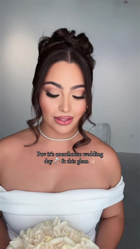 Stunning Courthouse Wedding Glam For Brides Tiktok