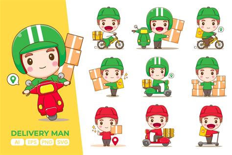 Delivery Man Clipart