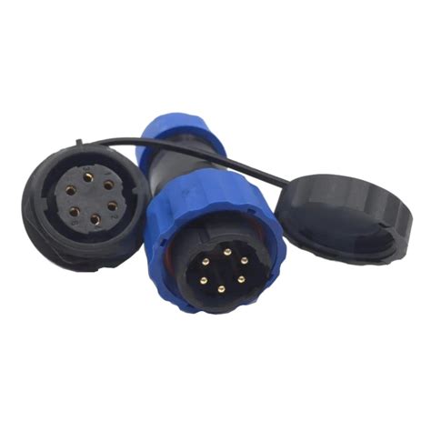Probots Sd20 6pin 10a Waterproof Panel Mount Aviation Male Plugfemale Socket Ip68 Buy Online India