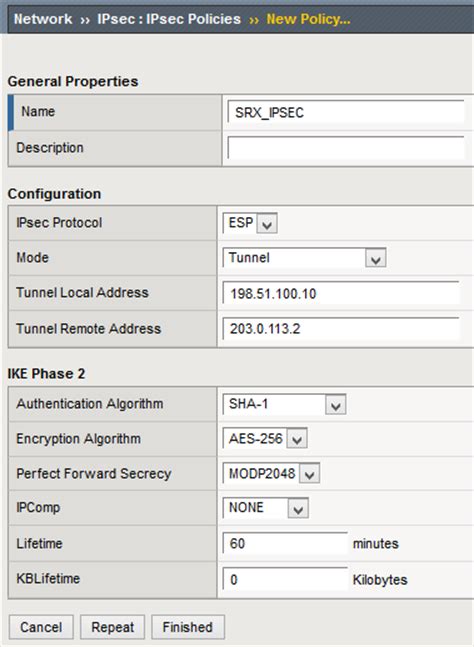 Ipsec Vpn Tunnel Between F5 Big Ip And Juniper Srx Majornetwork
