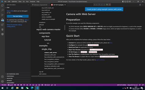 Vscodeesp Idf50编译安信可esp32 Cam例程esp32 Web Cameravscodekaterdaisy Gitcode 开源社区