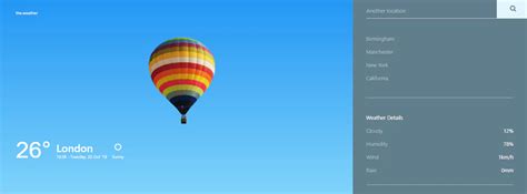 10 Bootstrap Weather App Ui Templates
