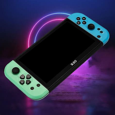 X80 7 0 Inch Hd Screen Handheld Game Console 20000 Games Video Game Console Blue Fruugo Au