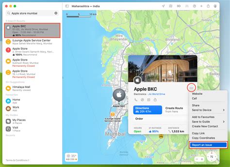 How To Report Errors Or Wrong Info In Apple Maps