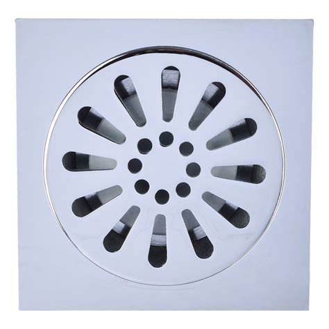 Coladera Con VÁlvula Anti Olores De 10 X 10 Cm Plata Coflex The Home