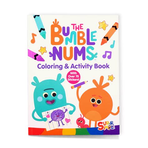 Bumble Nums Coloring And Activity Book Super Simple Shop