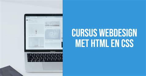 online cursus webdesign met html en css soofos