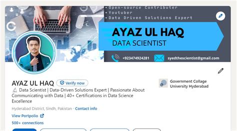 ayaz ul haq on linkedin datascience ai machinelearning profileoptimized linkedin