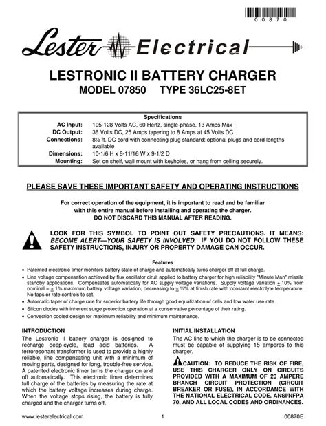 Lester 48 Volt Battery Charger Wiring Diagram