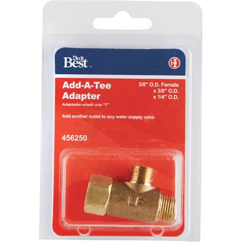 Do It Best 38 In Od Fem X 38 In Od X 14 In Od Brass Extender Tee