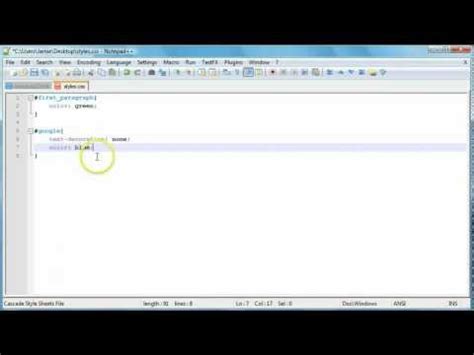 CSS Tutorial Selectors ID Selectors YouTube