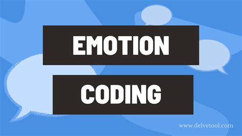 emotion coding in qualitative research — delve