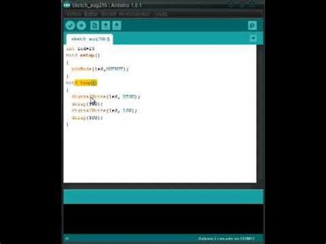 Hola Mundo Arduino Leonardo Tutorial YouTube