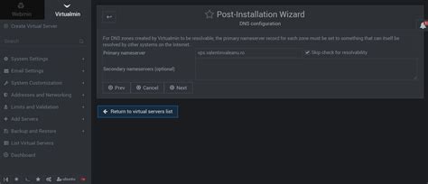 Tutorial Instalare Virtualmin și Webmin Pe Vps Ovh Cu Ubuntu 1804