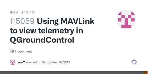 using mavlink to view telemetry in qgroundcontrol · issue 5059