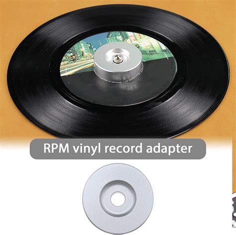 45 Rpm Adapter Insert For 7 Inch Vinyl Record Player Turntables Adapter