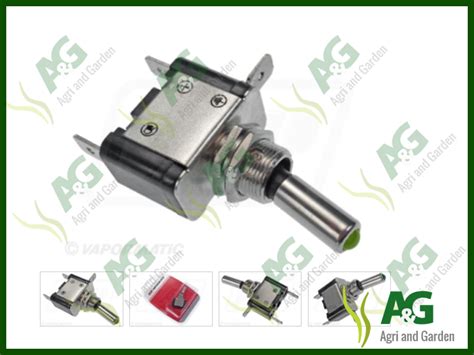 LED Indicator Toggle Switch 12Vdc 25A Green Agri And Garden Worldwide Shipping