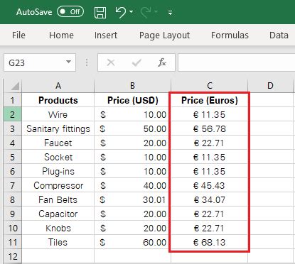 How To Convert Currencies Using Excel Acuity Training
